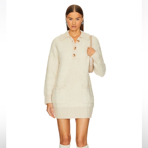 L'Academie | Dresses | Shayne Sweater Dress In Ivorylacademie S | Poshmark